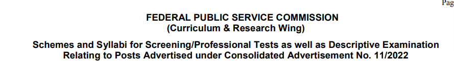 FPSC SST Trained Graduate Teacher TGT Syllabus MCQS pdf FPSC SST Trained Graduate Teacher TGT Syllabus MCQS pdf